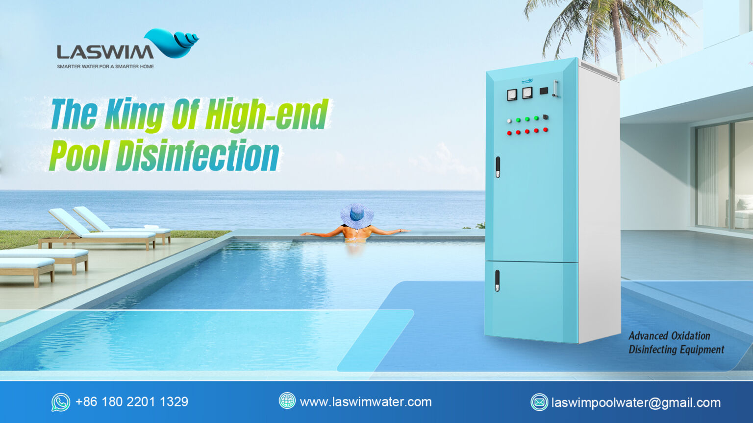 Laswim UV Ozone Advanced Oxidation Process (AOP) Pool And SPA Systems ...
